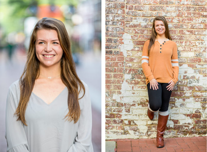 High School Senior Session on Charlottesville's Downtown Mall - Hunter ...