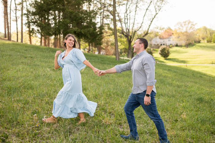 Sincere Spring Engagement Session at Boar's Head Resort - Hunter and ...